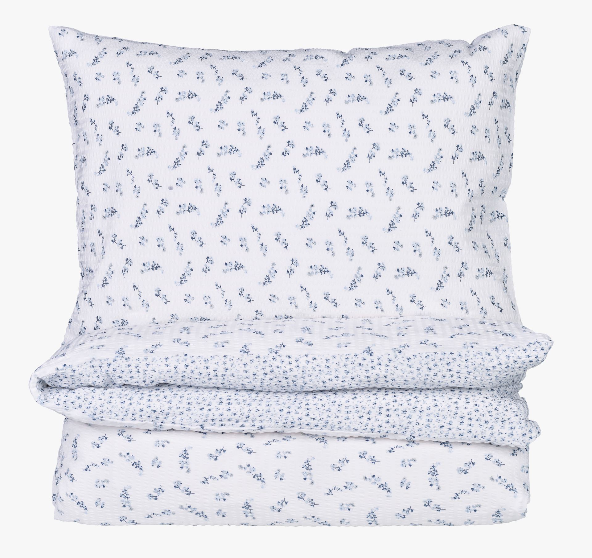 Norma krepp sengesett blå - Kid