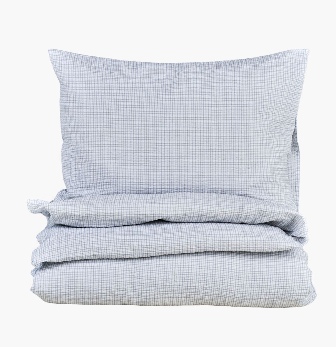 Dune krepp sengesett lys blå - Kid