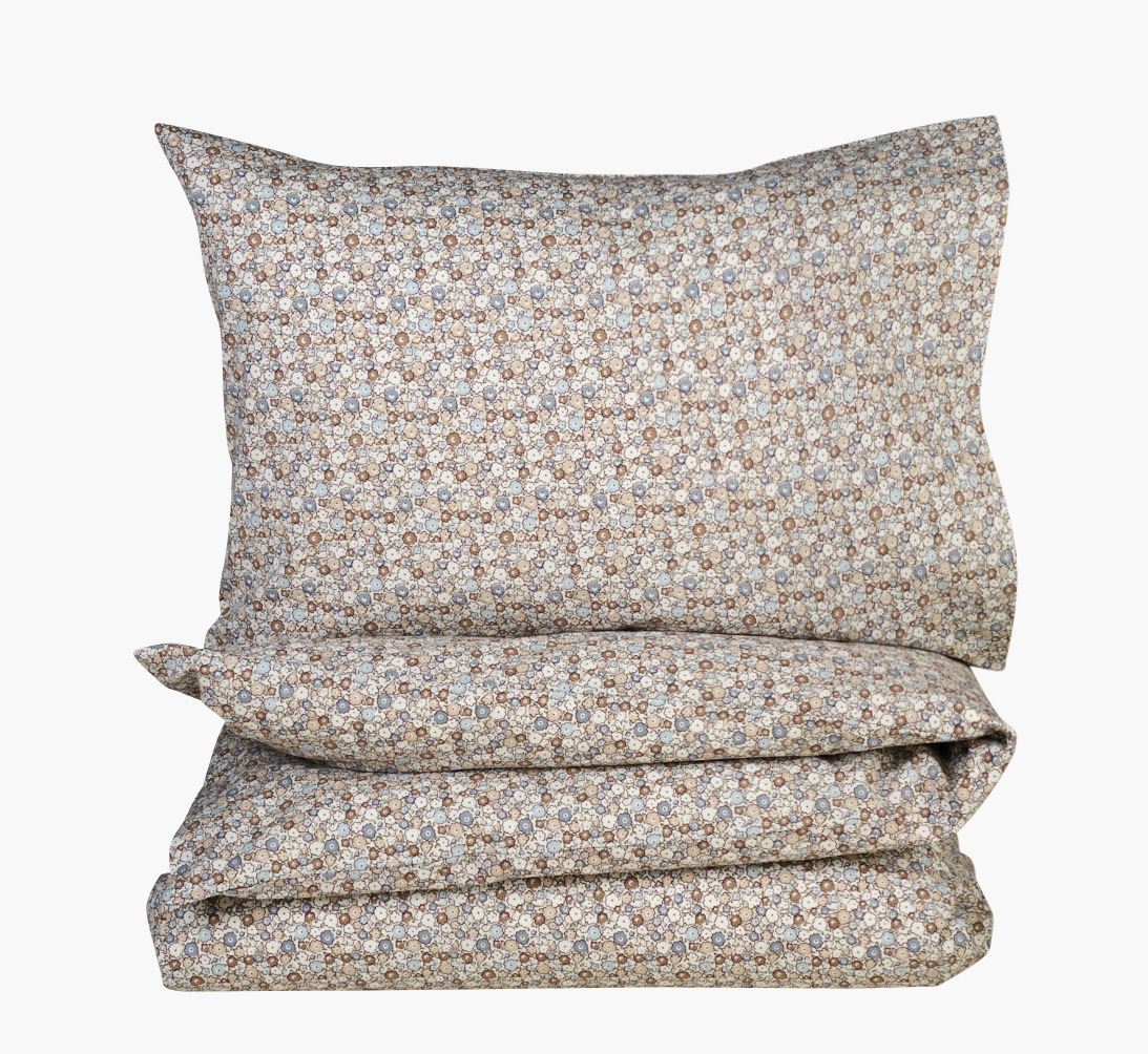 Alba bomull sengesett multi blå - Kid